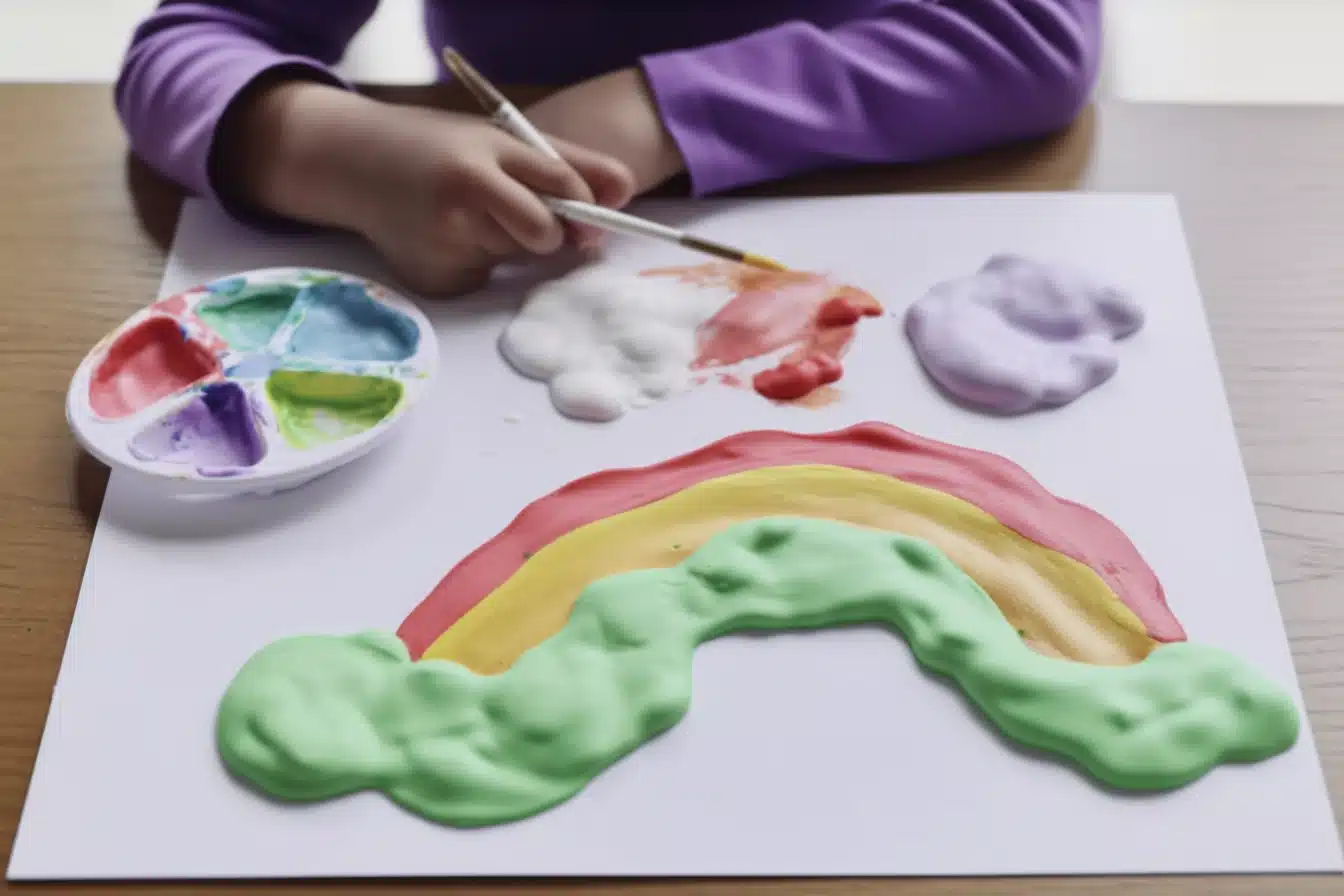 Step-By-Step Guide on Puffy Paint Recipe for Kids - illustrated Tea Cup