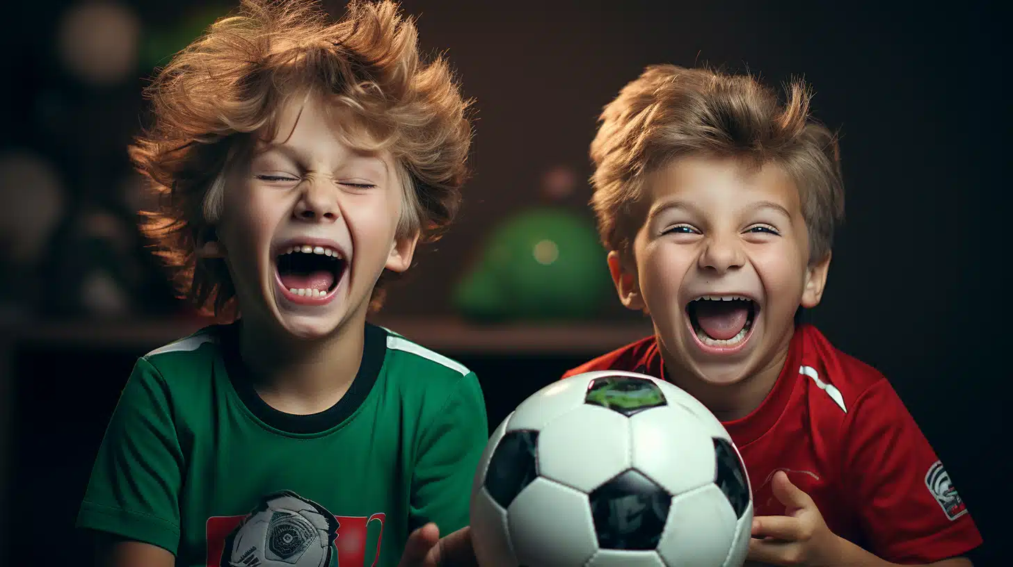 100 Goal-Busting Football Jokes for Kids - illustrated Tea Cup