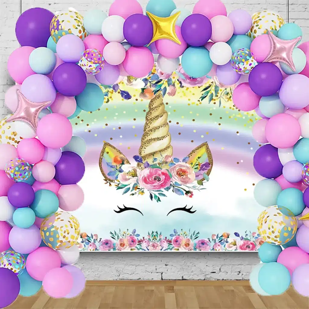 20 Best Themed Unicorn Party Ideas for Kids Birthday - illustrated Tea Cup