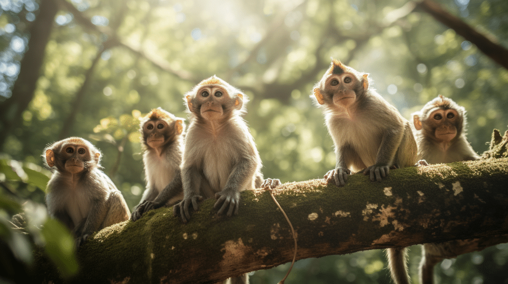 Are Monkeys a Sign of Good Luck? - illustrated Tea Cup